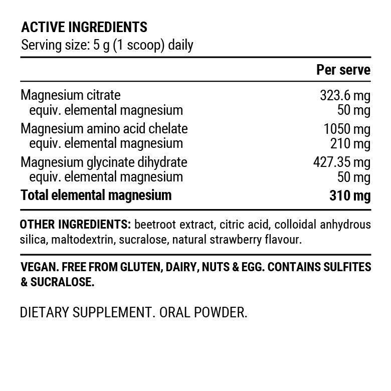 Pillar Triple Magnesium Natural Berry 200g | ComplEat Wellness
